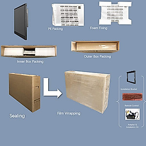 Soulaca 32" inches Smart Touchscreen Magic Mirror LED TV Bathroom Decor Hotel Big Waterproof IP66 Built-in WiFi Bluetooth ATSC