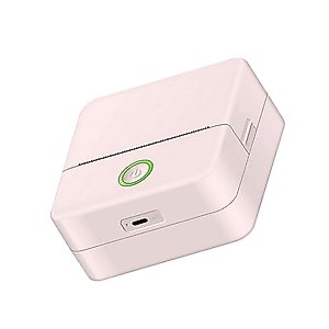 YDuupxe Mini Thermal Printer with BT 4.0 200 DPI Portable Pocket Printer for Photos Labels Notes and Studying Work Home Use Travel (Pink)