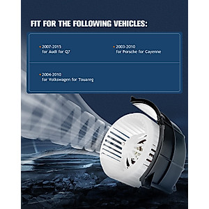 ECCPP HVAC AC Heater Blower Motor AC w/Fan Cage Front fit for 07-2015 for Audi Q7 /03-2010 for Porsche Cayenne /04-2010 for VW Touareg