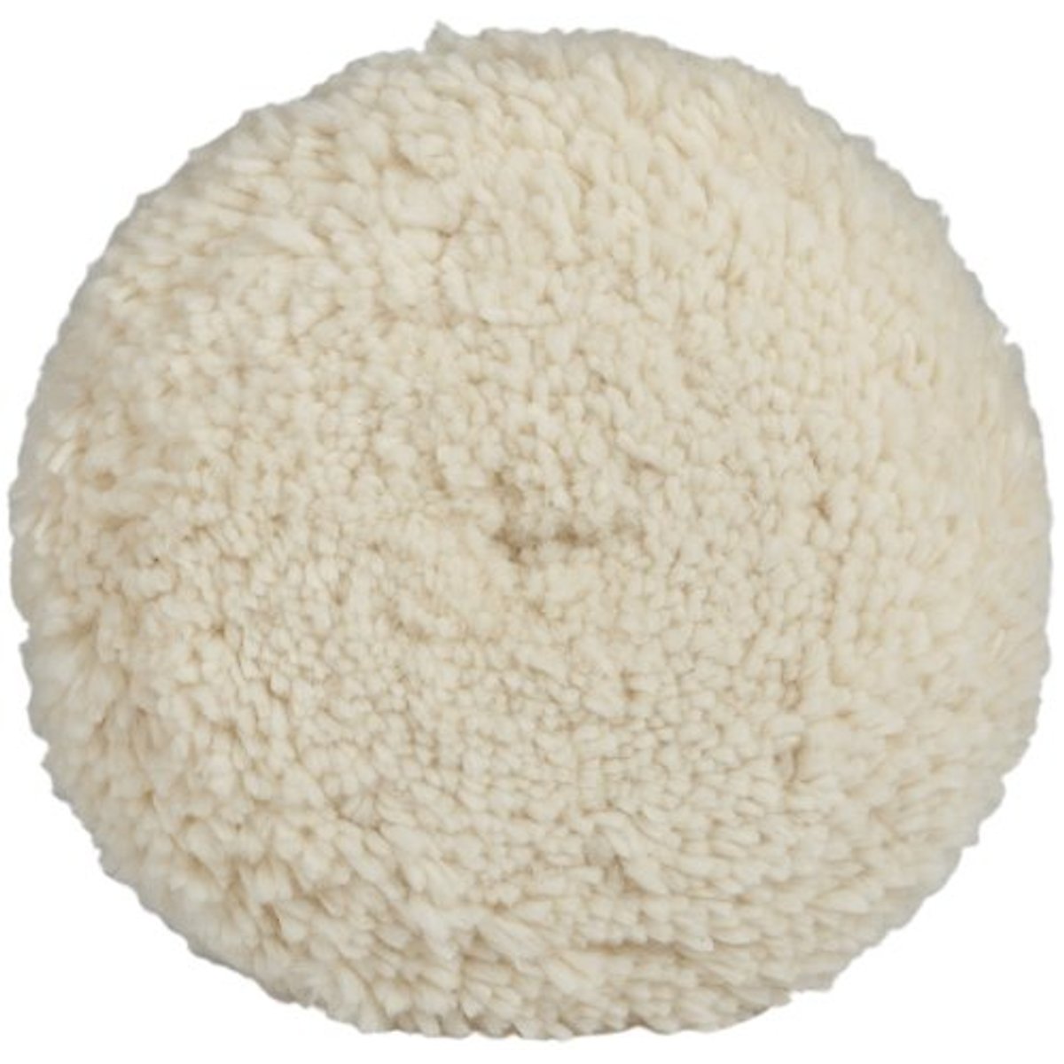 Wizards Fast Cut Wool Buffing Pad - Twisted Wool ‎and Velcro-Backed Wax Applicator Pad - for Auto Detailing, Cleaning and Protection - Aggressively Cuts Without Burning Paint - 10 x 8.3 x 2.2 inches
