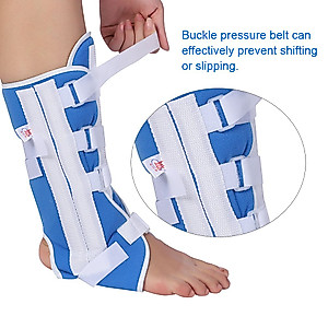 Drop Foot Brace, Ankle Support Brace, Achilles Tendonitis Support Adjustable Ankle Protector Support Stabilizer For Sports Injury Recovery, Twisted Ankle, Joint Pain, Heel Spurs for Men, Women(L)