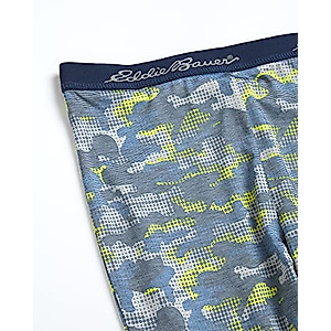 Eddie Bauer Thermal Underwear For Kids - 2 Piece Performance Base Layer Underwear Set For Boys and Girls (5-16), Size 10-12, Lime Green