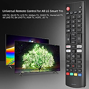 Gvirtue Universal Remote Control Replacement for LG-TV-Remote All LG LED OLED LCD Webos 4K 8K UHD HDTV HDR Smart TV with Prime Video, Disney Plus, Netflix, LG Channels Button