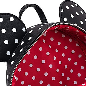 Loungefly Disney Minnie Mouse Polka Dot Womens Double Strap Shoulder Bag Purse