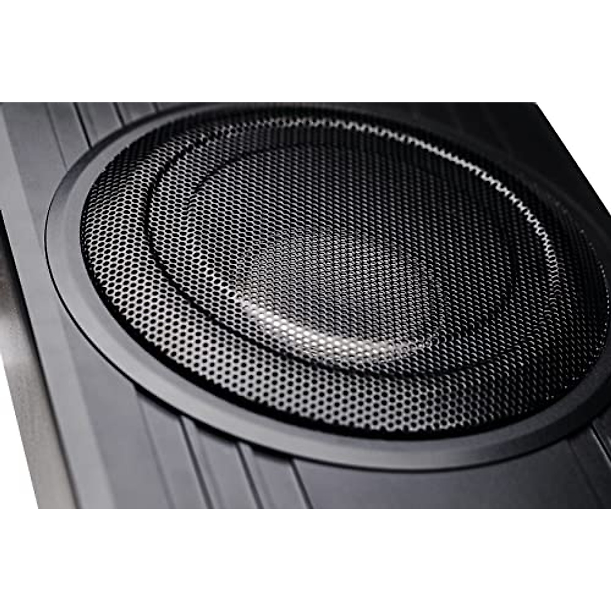 Hifonics Brutus BW-110A - 800 Watts Compact Amplified Under The Seat Car Truck Subwoofer Low Profile with Bass Remote, Great for Vehicles That Need Bass But Have Limited Space, Black
