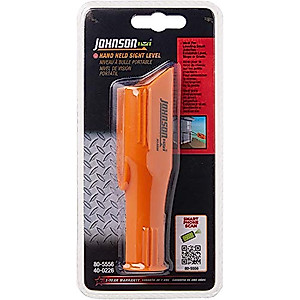 Johnson Level & Tool 80-5556 Hand Held Sight Level, Orange, 1 Level
