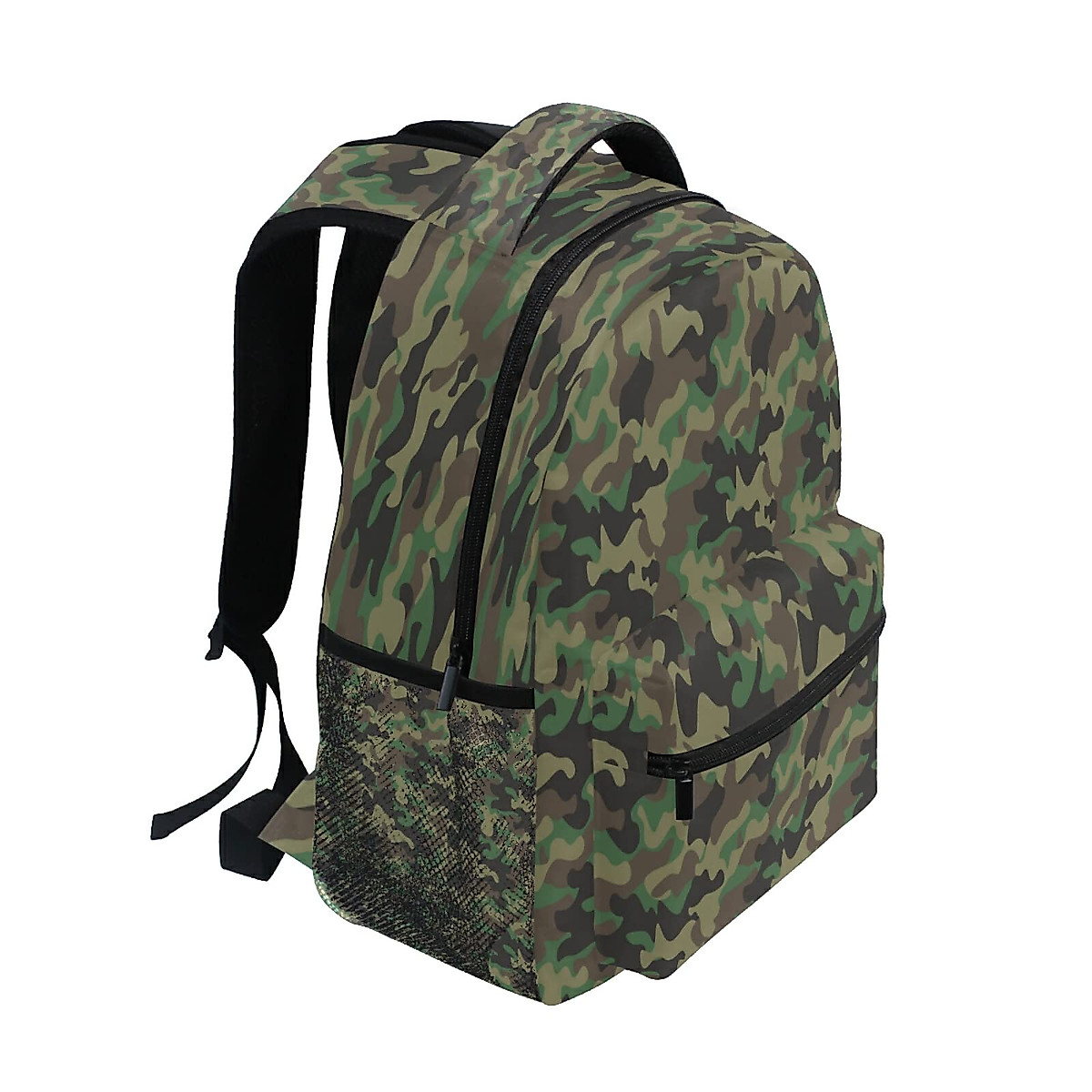 Gothic Skull Rose Flower Backpacks College School Bag Shoulder Casual Travel Daypack Hiking Camping