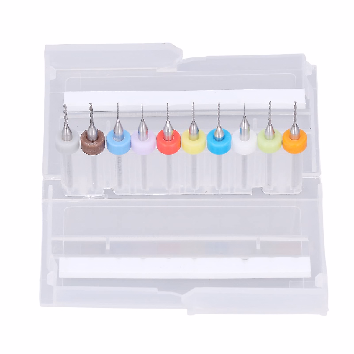 10Pcs Mini Drill Bit, Tungsten Carbide Micro Drill Bits Set for Industry Print Circuit Board Jewelry CNC Engraving