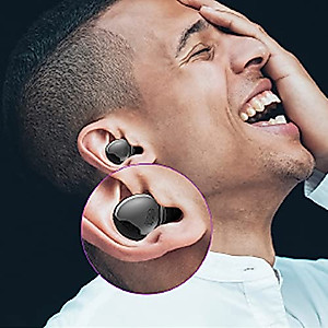 ROLEES Ear Tips for Galaxy Buds Pro, 6 Pairs Double Flange Silicone Eartips Earbuds Earplug Replacement Accessories Compatible with Samsung Galaxy Bus Pro S/M/L Size (Black)