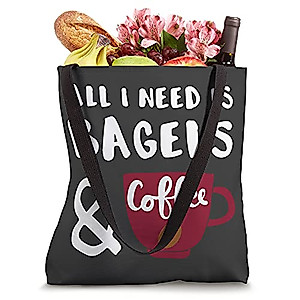Bagels and Coffee Bagel Lover Tote Bag