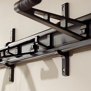 CyclingDeal Bike Wall Mount Rack - Adjustable Indoor Outdoor Storage Vertical Cycling Hook Hanger Organiser - Safe & Secure for Storing MTB Road Bicycles in Garage or Home - Upgraded 6 Bikes