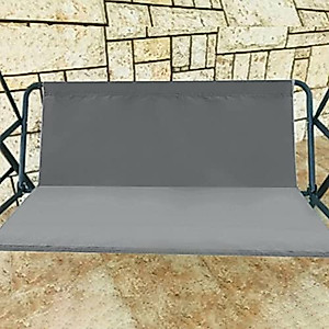 SXRC 2/3 Seat Patio Swing Cover,Chair Bench Replacement Cover for Swing Seat Waterproof Heavy Duty Swing Seat Cover Multi Color