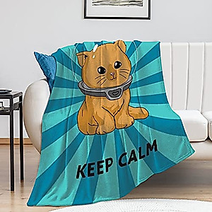 Subnautica Merch Blanket and Throw Comfy Warm Novelty Sherpa Blanket for Bed Sofa Office Travel Gift