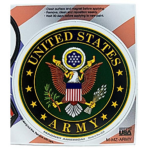 Magnet America's U.S. Army Emblem - Mini 2 in 1 Ribbon & Magnet