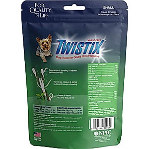 Twistix 5.5-Ounce Original Dental Chew Treats For Dogs, Small, Vanilla Mint Flavor