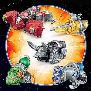 Power Rangers Cosmic Fury Cosmic Zord Mega Pack, Action Figure Toys for 4 Year Old Boys and Girls and Up (Amazon Exclusive)