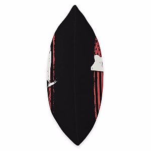 New York State Map USA Throw Pillow, 16x16, Multicolor