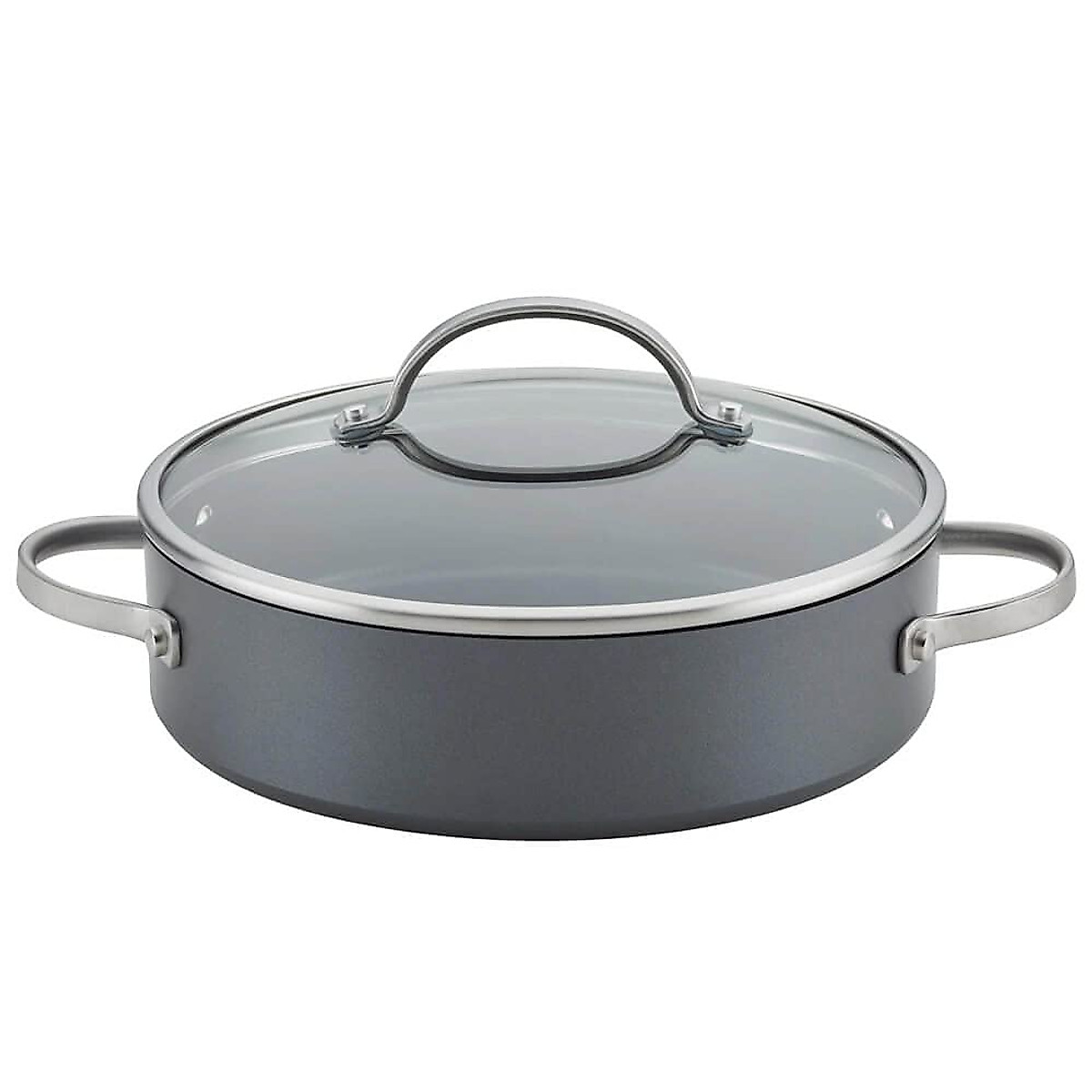 Anolon Advanced Hard-Anodized Nonstick 3-Piece Cookware Set. Moonstone