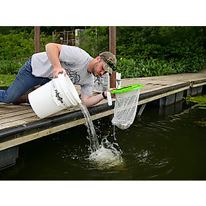 Flambeau Tackle Outdoors 6092BB Bait Butler- Live Bait Retrieval System, Integrated Lid System with Net for Easy Bait Retrieval, Multi