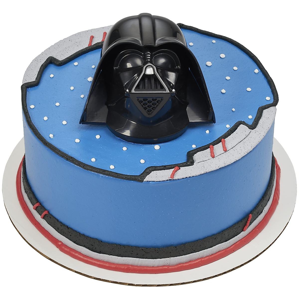 DecoSet® STAR WARS™ Darth Vader™ Cake Topper, 1-Piece, Use with Cake Decorations to Create Galactic Cakes, Black