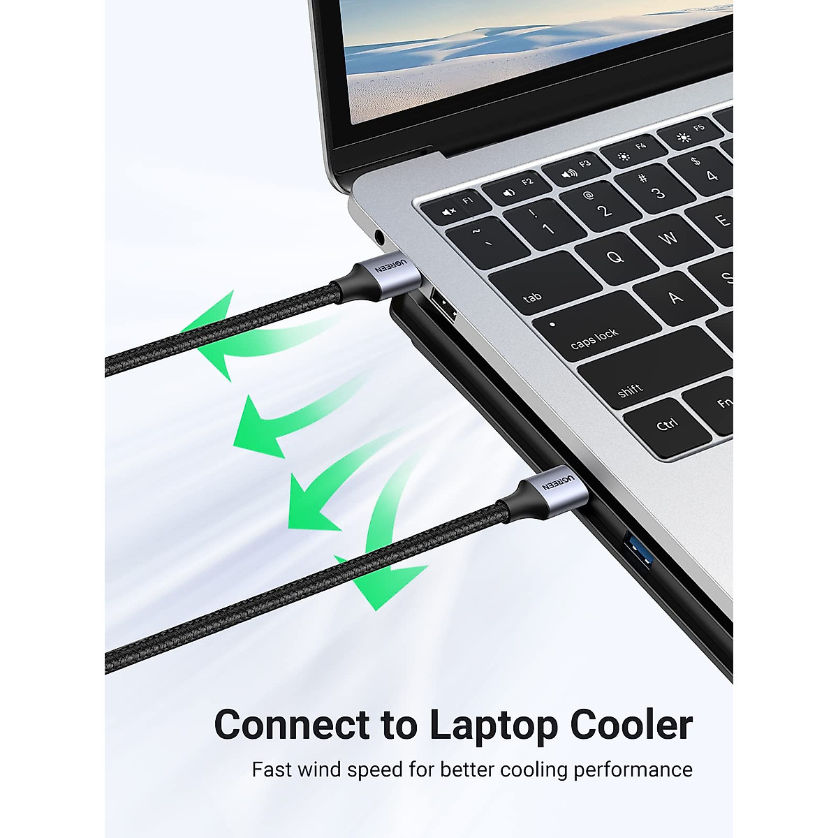 UGREEN USB A to USB A, Male to Male, 2 Pack USB to USB 3.0 Cable Compatible with External Hard Drive, Laptop Cooler, DVD Player, TV, USB 3.0 Hub, Monitor, Camera, Set Up Box, and More(3 FT +3 FT)