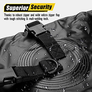 ARKSEN Hitch Cargo Carrier Bag for 20" x 60" Baskets Waterproof 15 Cubic Feet Large Capacity Luggage Storage (58" L x 19" W x 24" H) for Car Truck SUV RV or Trailer