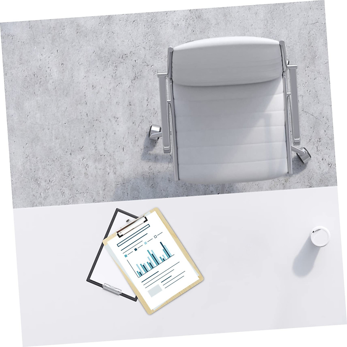 Ciieeo 2pcs Folder Board Pencil Document Clipboard Clipboards Exam Paper Clips Document Organizer Writing Base Plate Conference Writing Board Wood Grain Office Wooden Test Paper Holder