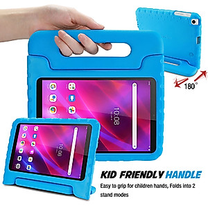 ProCase Kids Case for Lenovo Tab M8 4th Gen 2023/3rd Gen 2022/HD LTE 2021/Tab M8 HD//Smart Tab M8/Tab M8 FHD 2019, Lightweight Shockproof Kids Friendly Case for Lenovo Tab M8 Tablet 8" -Blue