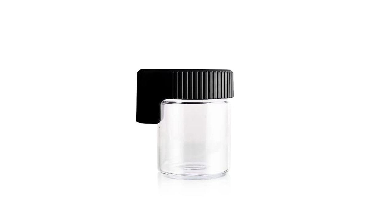 Honeypuff Magnifying Jar: Light-Up & Airtight Storage
