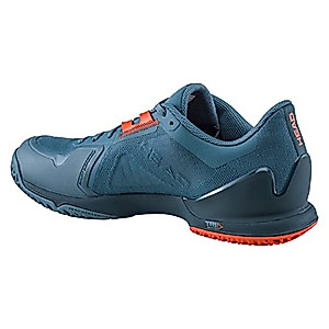 HEAD Men's Sprint Pro 3.5 Tennis Shoes (Bluestone/Orange, us_Footwear_Size_System, Adult, Men, Numeric, Medium, Numeric_8)
