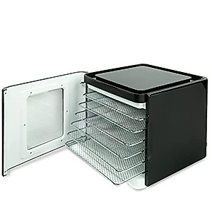 Nebula Food Dehydrator with 6 Stainless Steel Trays, LED Touch Control Design, Adjustable Digital Temperature 35-70C and 48 Hour Timer, Food Dryer for Fruit, Veg, Meat, Mushroom, Herb, Seed