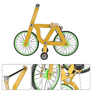 Zerodeko Bird Toys Bird Bicycle Training Toys Mini Bike Parrot Play Toy Bird Intelligence Training Toy Bird Foot Toy Exercising Toy Educational Toy for Parakeet Macaws Conures Conure Toys