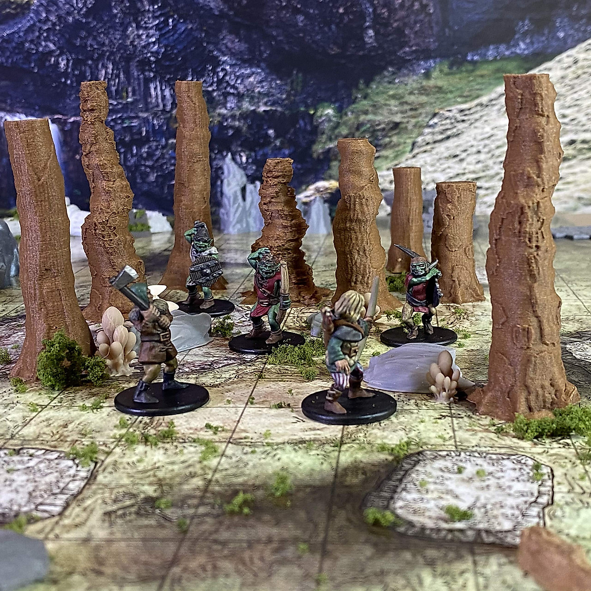 Extruded Gaming Forest Trees Set 3