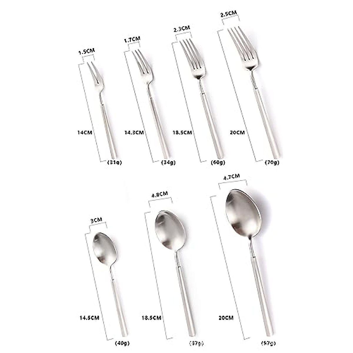 Unique Silverware Set 8/10 Stainless Steel Flatware Gold Cutlery Tableware Utensil Set Knives Forks Spoons,Mirror Polished Dinnerware Sets for Party Kitchen Small business 24-piece for 6