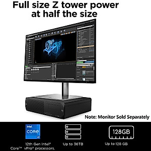 HP Z2 G9 SFF Workstation Small Form Factor Business Desktop Computer, 13th Gen Intel 14-Core i7-13700, 4GB DDR5 RAM, 2TB PCIe SSD, DVDRW, WiFi 6, Bluetooth, Keyboard & Mouse, Windows 11 Pro