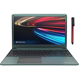 Gateway Ultra Slim Laptop Computer, 15.6" FHD IPS Display, Quad-Core AMD Ryzen 5 3450U (Beat i5-8365U), 8GB DDR4 RAM, 256GB SSD, Fingerprint Scanner, HDMI, Type-C, Windows 10, 64GB Flash Drive, Green