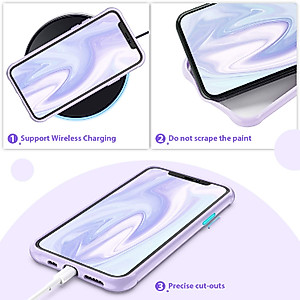 ORIbox for iPhone 11 Case Purple,Translucent Matte case with Soft Edges, Lightweight,iPhone 11 Phone Purple Case for Women Men Girls Boys Kids