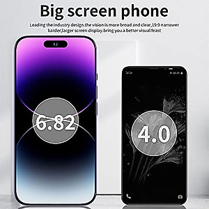 Echoamo A14 Pro MAX Unlocked Smartphone, 6.82-inch HD Screen Phone, 4+128G Dual SIM Phone with A 128G Memory Card for Android 10 (Four Colors to Choose from)