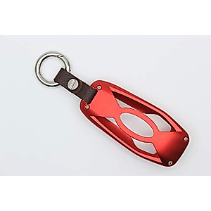 HHYE0221 - Red Aluminium Remote Key Fob Cover for Ford F-150 Explorer Mustang F-250 Super Duty Lincoln MKX MKC MKZ