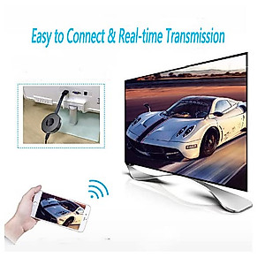 4K Wireless HDMI Display Dongle Adapter, Video Mirroring Dongle from Laptop, PC, Smartphone to TV/Projector /Monitor, WiFi Display Dongle Cast to TV