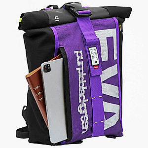 FIREFIRST Evangelion Backpack for Men & Women Water Resistant Roll Top College School Casual Daypack