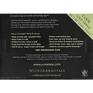 Wilton Armetale Harmony Small Aluminum Alloy Bowl, Silver (9.5 x 7-in)