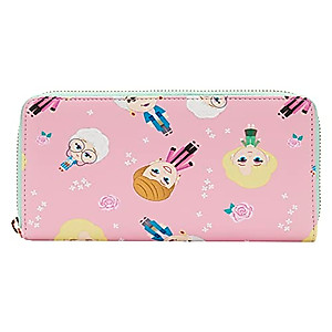 Loungefly Golden Girls Chibi Art All Over Print Faux Leather Wallet