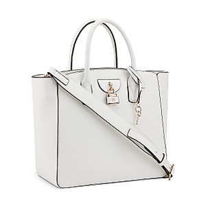 Nine West Shirin Elite Satchel, Optic White