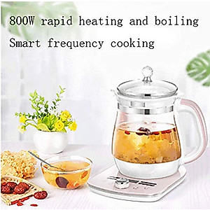 Electric Kettle, Multi-Function Teapot,Kettle, Temperature Control Kettle, Health Kettle, Automatic Thickened Glass Teapot Stainless Steel Heating Base Kettle (Color : B, Size : A)