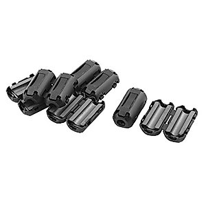 uxcell Clip on EMI RFI Noise Ferrite Core Filter for 4 mm Cable
