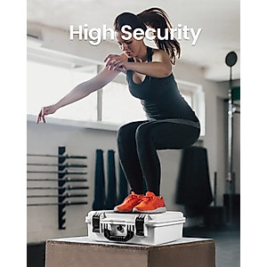 DEVASO Hard Carrying Case for Meta Quest 2/Oculus Quest 2 VR Gaming Headset & Elite Strap & Link Cable 16FT Waterproof Travel Case Compact Design Carrying Case for Meta Quest 2 Accessories