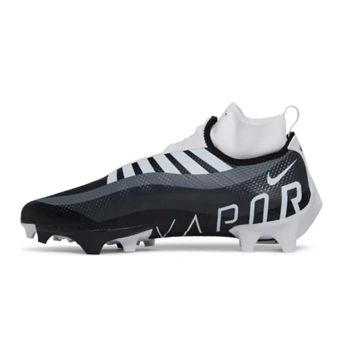 Nike Mens Vapor Edge Pro 360 Football Cleat, Black/White-Dk Smoke Grey HEATSEEKERS Sz 12