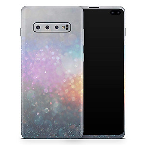 DesignSkinz Tie Dye Unfocused Glowing Orbs of Light Protective Vinyl Decal Wrap Skin Cover Compatible with The Samsung Galaxy S20 (Screen Trim & Back Glass Skin)