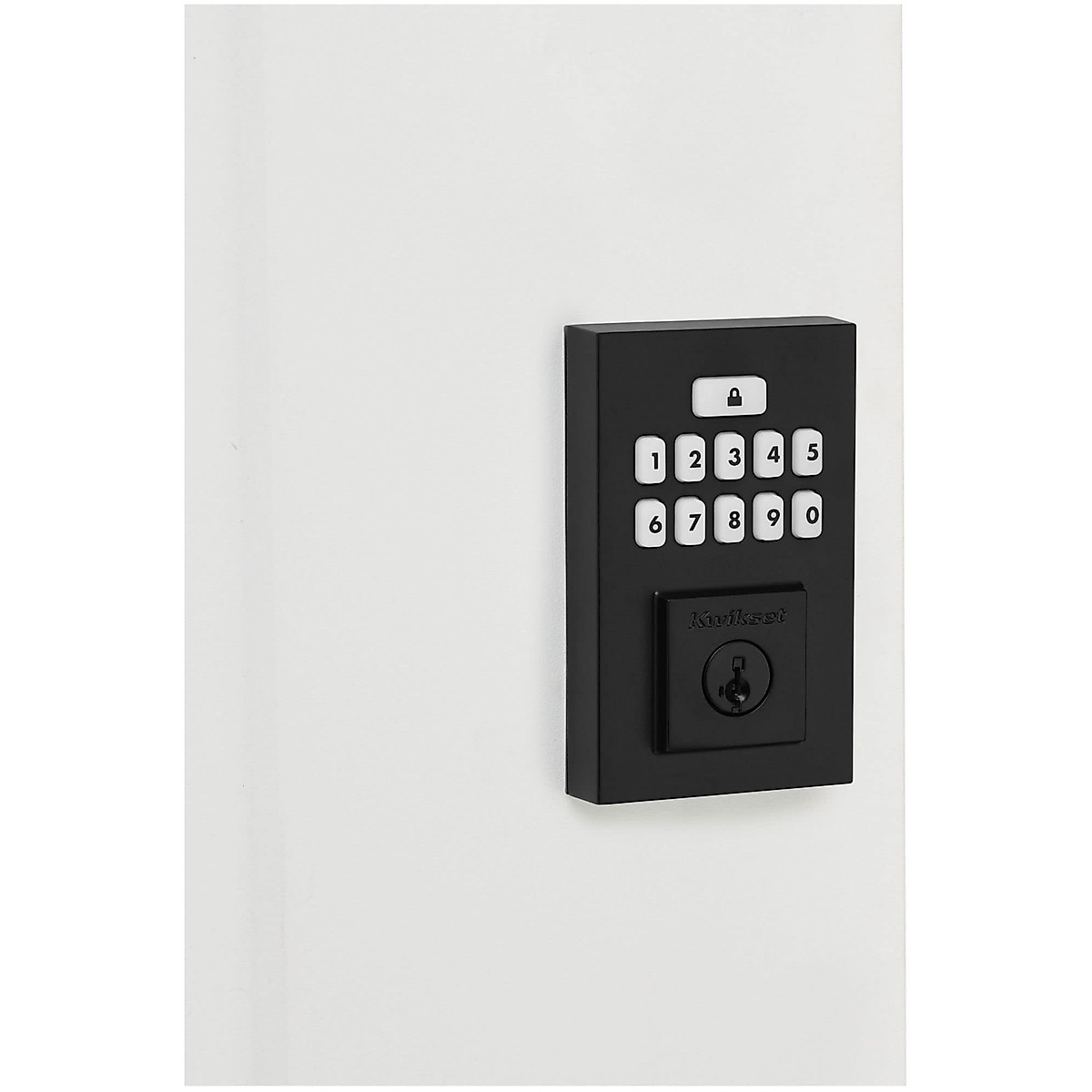 Kwikset 9260CNT-26S Contemporary SmartCode Keypad Electronic Deadbolt SmartKey Bright Chrome Finish